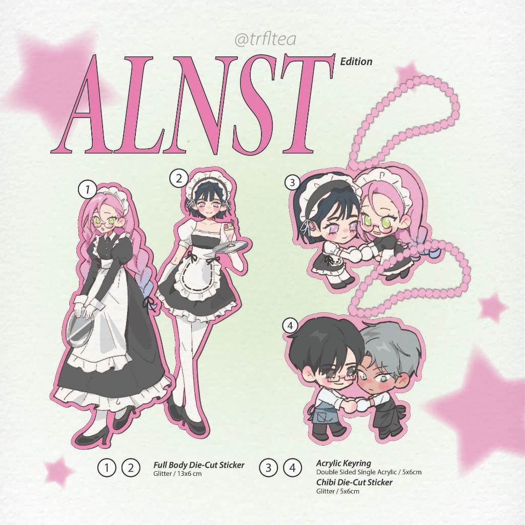 [ALNST] Keyring and Sticker | Shopee Philippines