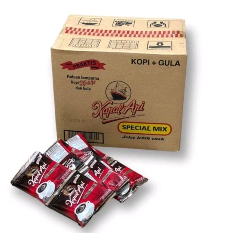 Kapal Api Instant Coffee Special Mix 24 grams Carton / 120 pcs | Shopee ...