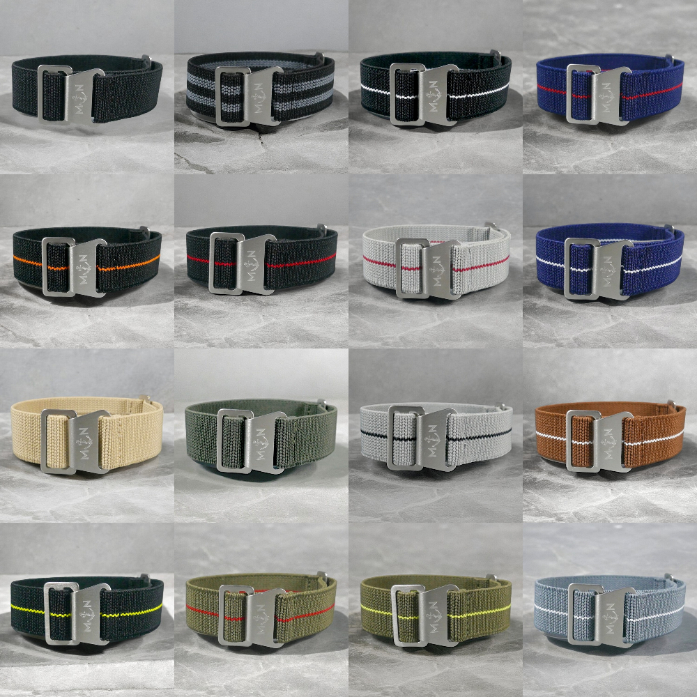 Marine Nationale MN Flexible Nato Watch Strap 18mm, 20mm, 22mm | Shopee ...