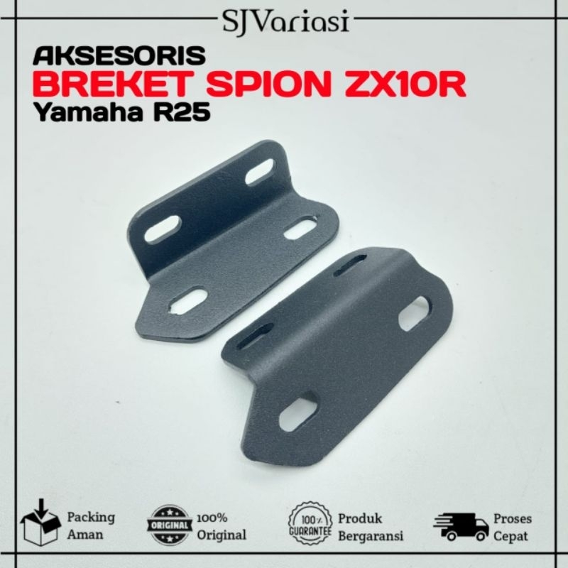 ZX10R Rear View Mirror Extension Extender Bracket for R25 R15 GSX Ninja ...
