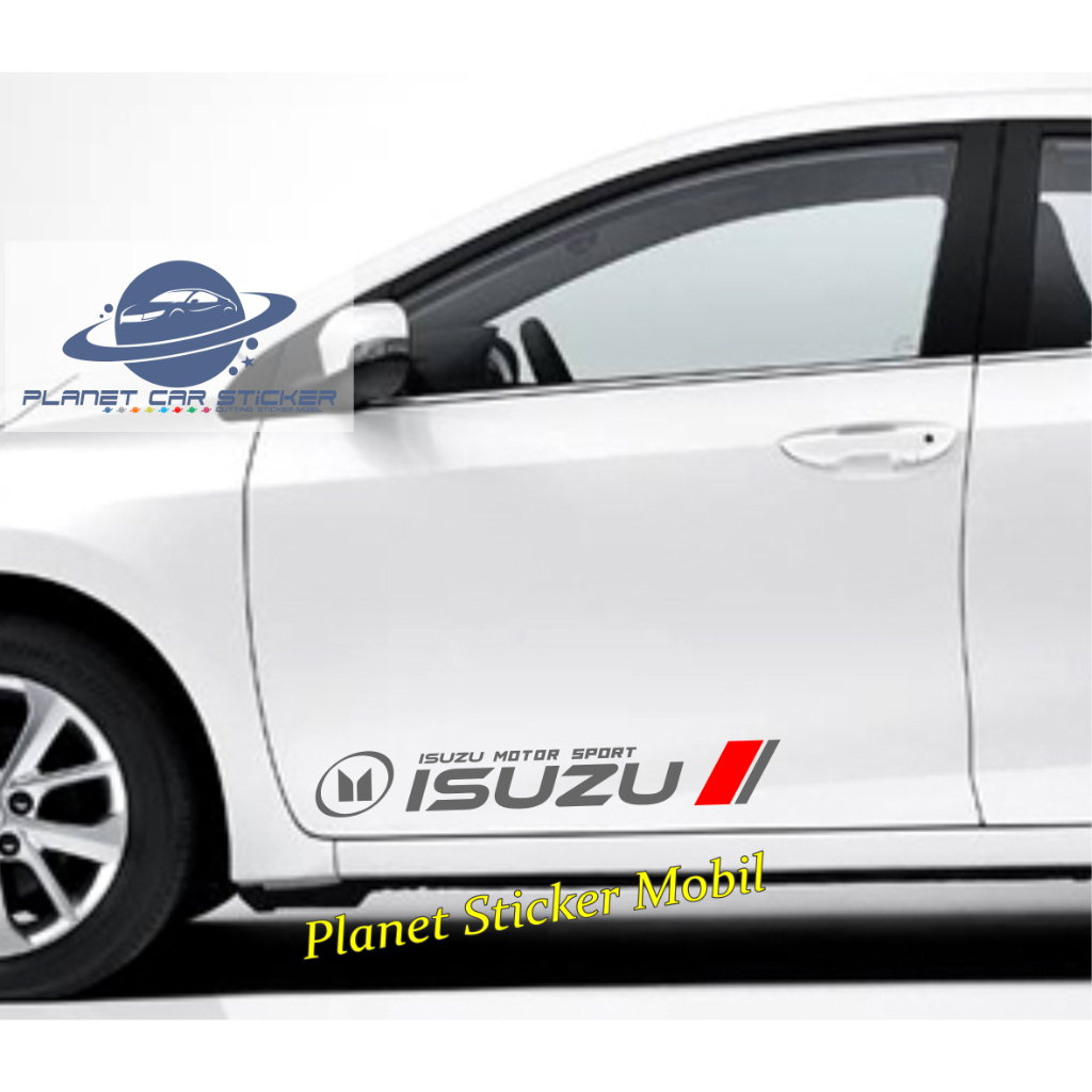 Isuzu sticker sticker isuzu dmax panther mux car body sticker isuzu ...