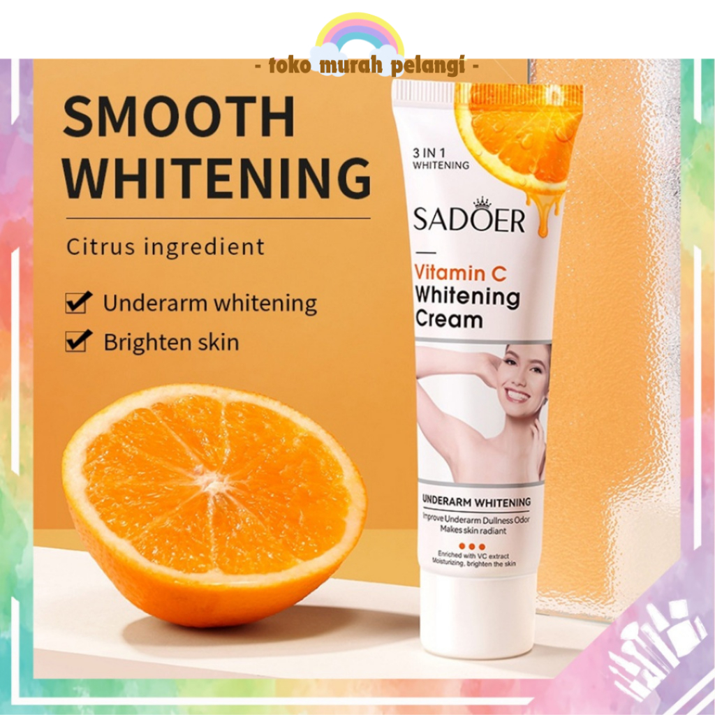 Sadoer Vitamin C Whitening Cream Underarm Natural Underarm Whitening Cream Whitening Body/Butt ...