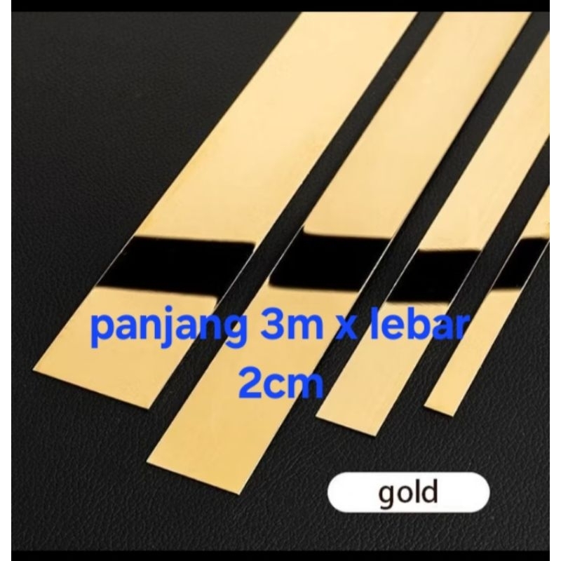 List of stainless gold mirror plates, not foam strip molding, 2cm x 3m ...