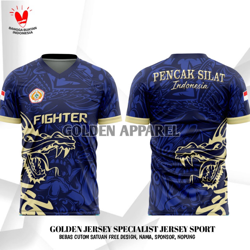 PENCAK SILAT JERSEY PRINTING/ martial arts t-shirt custom pencak silat ...