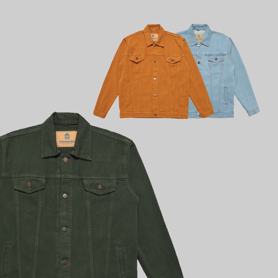 Code H88C Trondheim Denim Jeans Jacket Leidolf Colors | Shopee Philippines