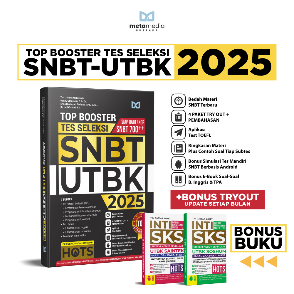 Tps TOP BOOSTER SNBT UTBK SELECTION TEST 2025 Scholastic Potential Test ...
