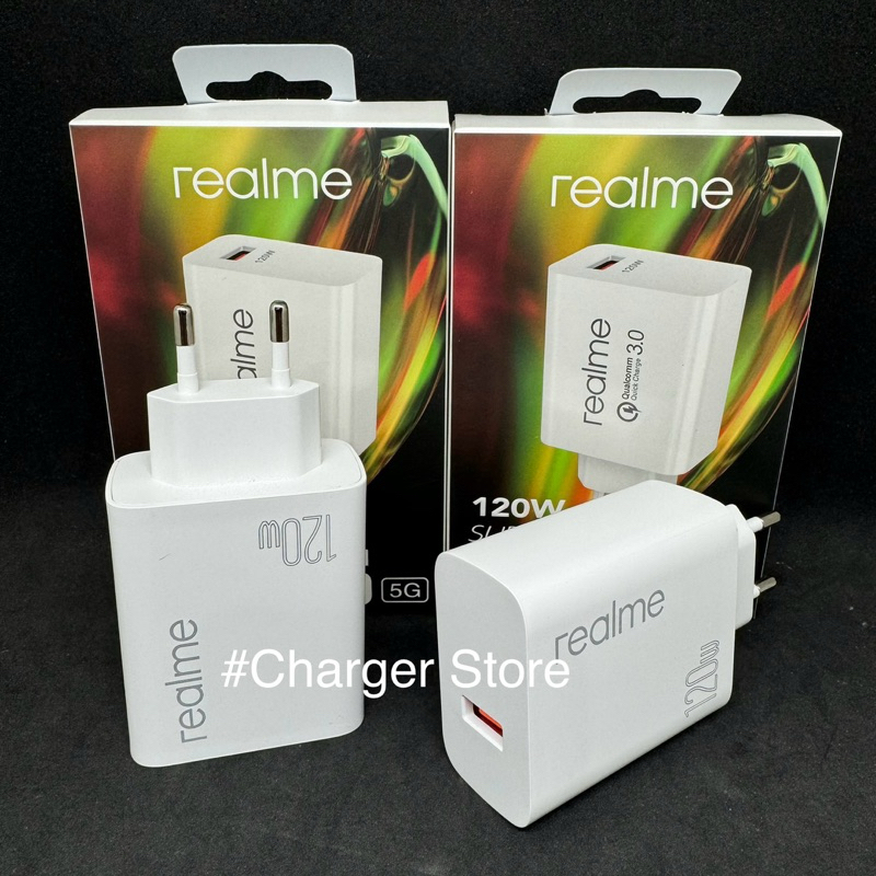 Realme 120W Fast Charging SUPER VOOC DART Charger Adapter | Shopee ...