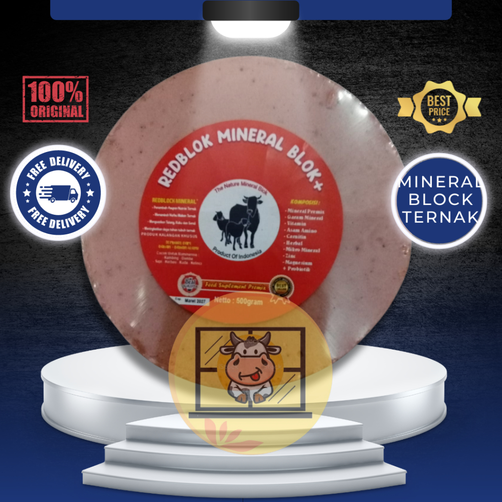 Redblok Mineral Block+Mineral Block ORIGINAL 500 GRAM - Premium New ...