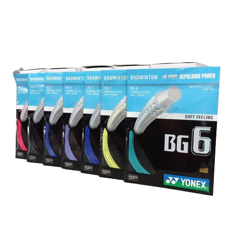 Yo NEX Strings- BG 6 BG6 BADMINTON Strings ORIGINAL SP Guaranteed ...
