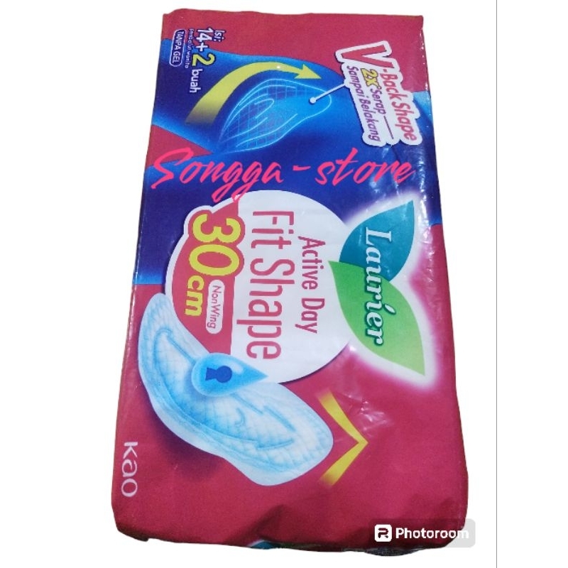 Laurier active day fit shape 30cm non wing contents 14+2 pieces ...