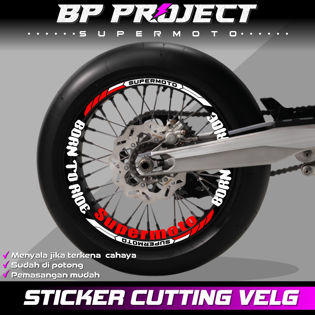 Supermoto VELG CUTTING STICKER / VARIATIONS LIST OF KLX CRF DTRACKER ...
