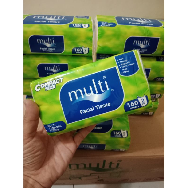 Shopee Tissue! Tissue Tissue Multi 160 Sheet Compact Size | Tissue As ...