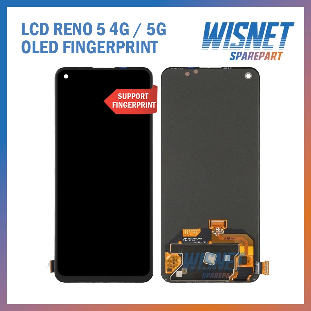 Wholesale LCD Oppo Reno 5/6 4G 5G OLED FINGERPRINT ORIGINAL 100% ...