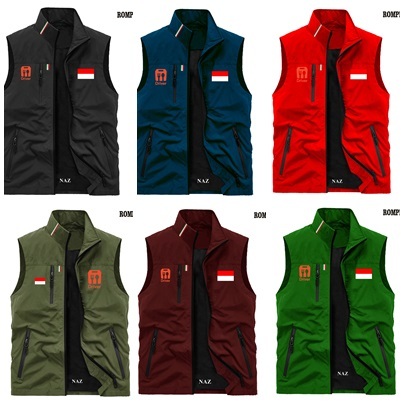 Newest Shopeefood Men's Taslan Vest Shopee Parachute Vest Waterproof ...