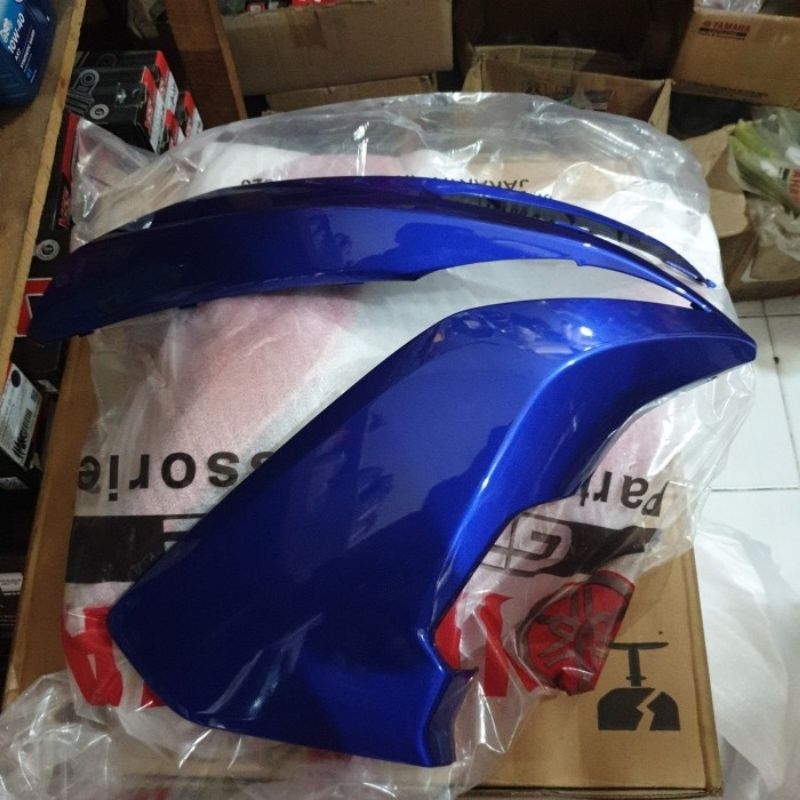 ORIGINAL YAMAHA Blue Aerox 155 Left Front Wing Cowling Body Cover B65 ...
