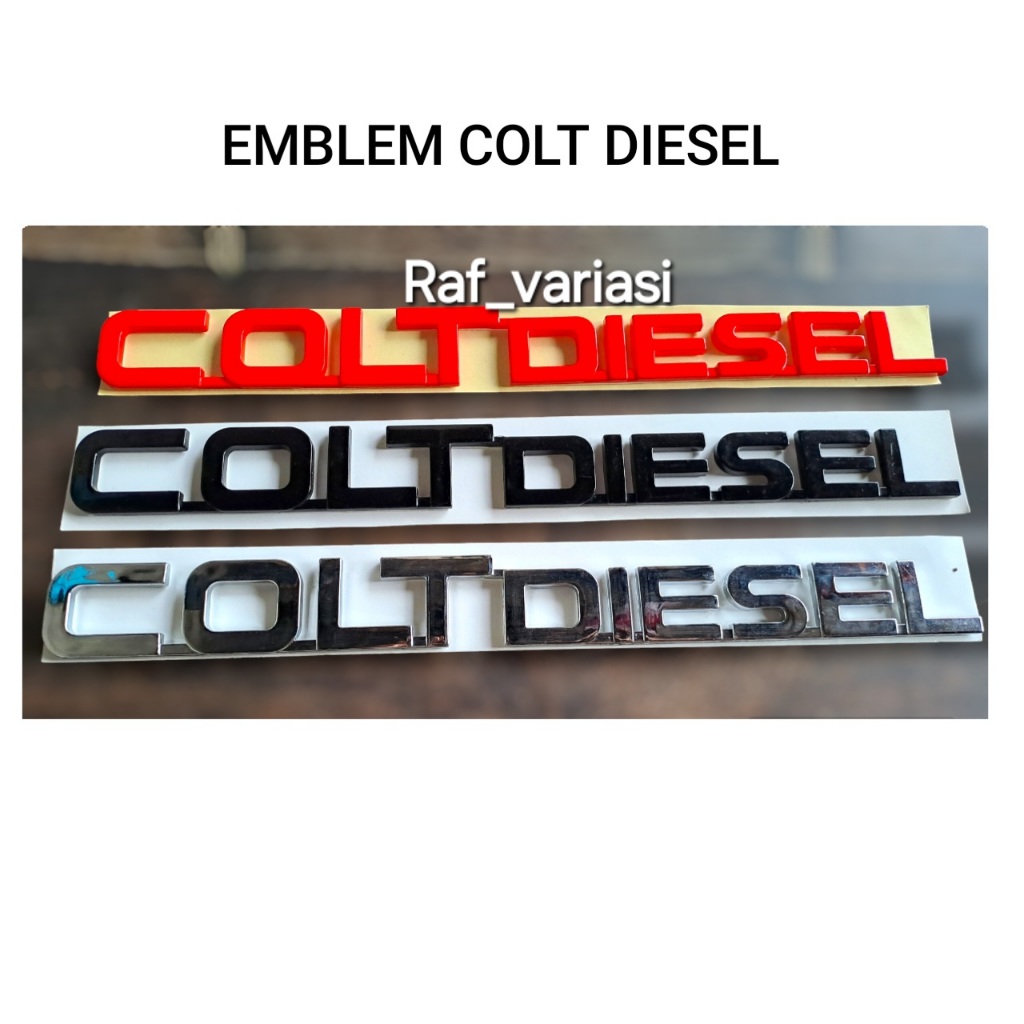 Colt diesel fuso Logo emblem / colt diesel embossed emblem / coltdiesel ...