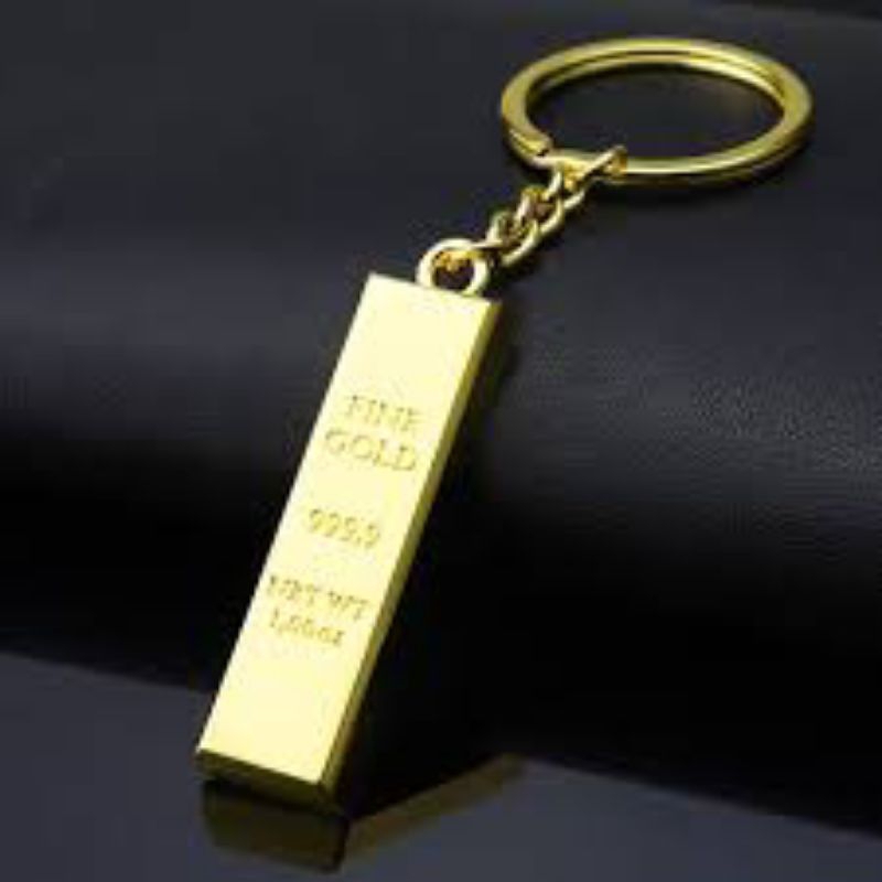 REPLIKA GANTUNGAN Key Chain gold bar gold bar gold bar Replica Metal ...