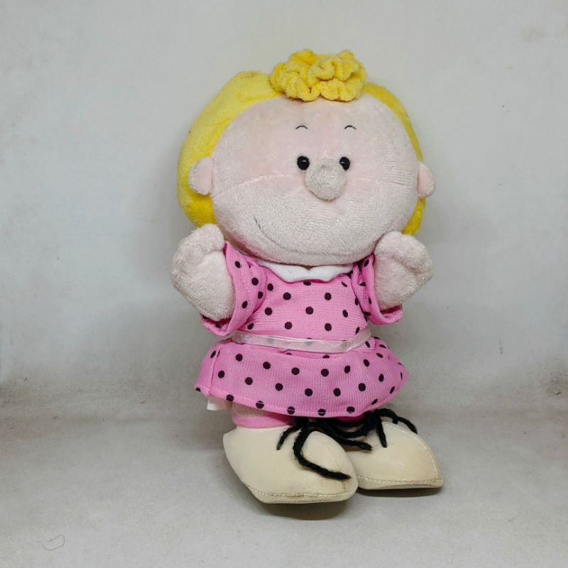 Sally charlie brown peanut doll brand faded peanut snoopy plush ...