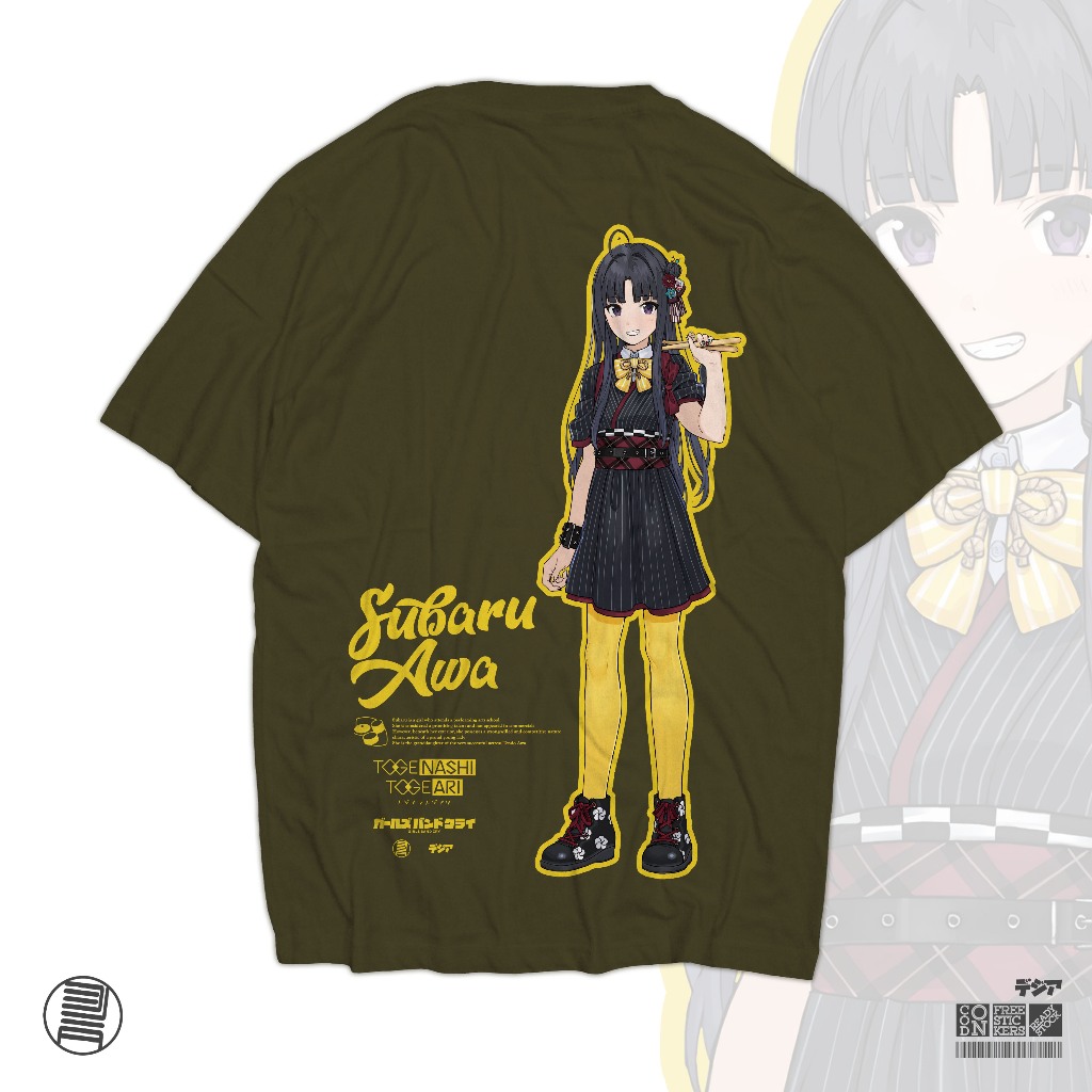 Subaru Awa Girls Band Cry Togenashi Togeari Band Music Anime Manga T ...