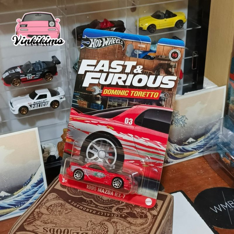 Hot Wheels Mazda RX-7 Fast & Furious Dominic Toretto Series 2024 ...