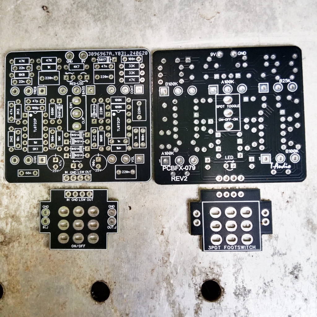 T-Audio PCBFX-079 Based on Marshall Shreddmaster Distortion PCB Guitar ...