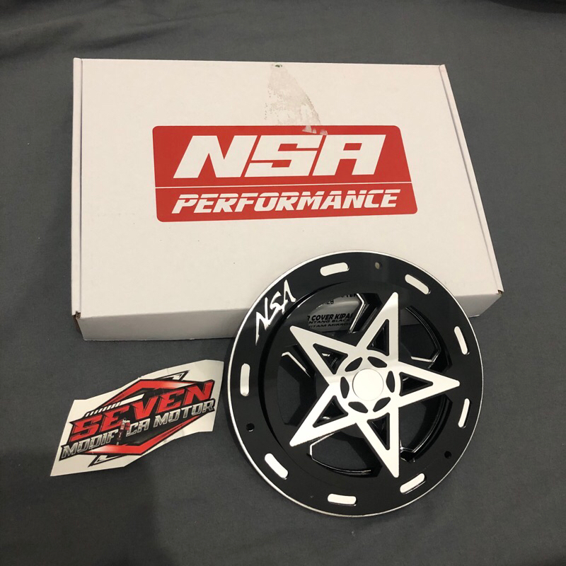 Nsa SPINER FAN COVER TYPE BINTANG BLACK SERIES Beat Scoopy Vespa Mio ...