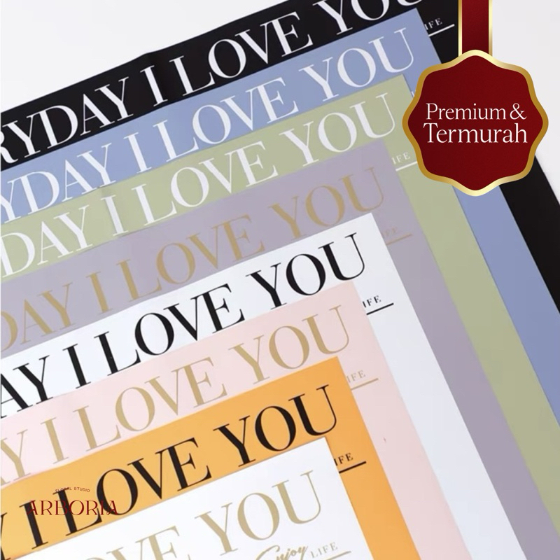 Quote BORDER Flower Wrapping Paper/Cellophane Paper/Flower Paper/Gift ...