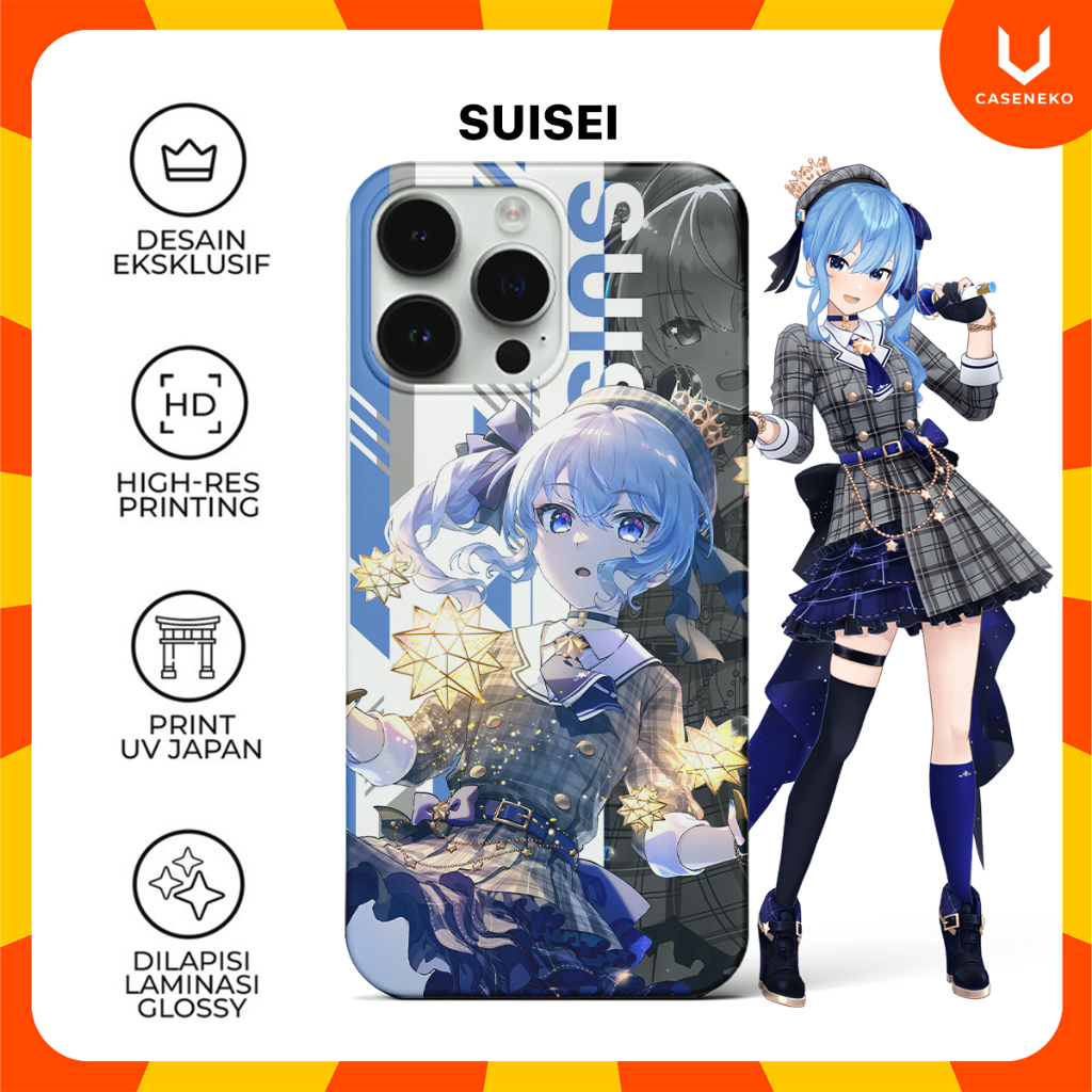 Custom Case Hoshimachi Suisei Hololive Japan Vtuber Japan HP Casing V1 ...