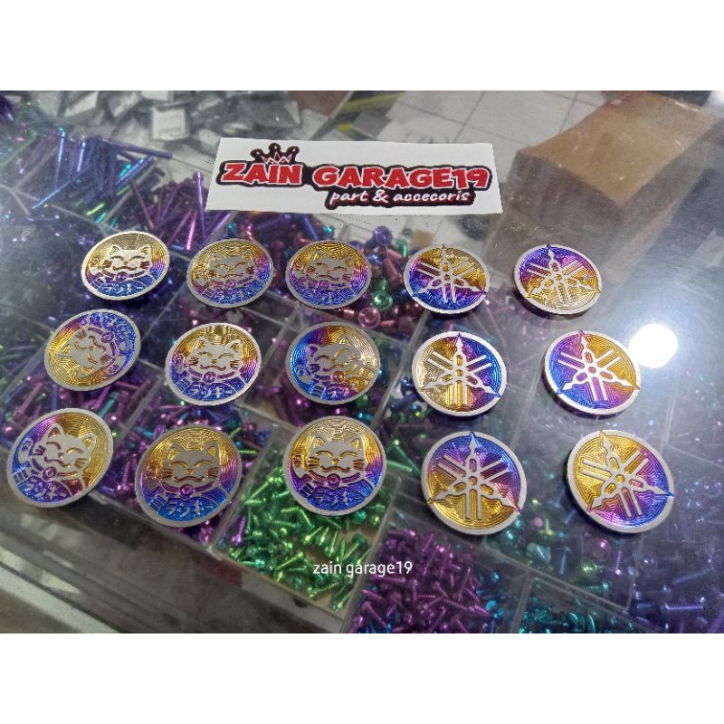 Yamaha Cat logo emblem small titanium original vietnam | Shopee Philippines