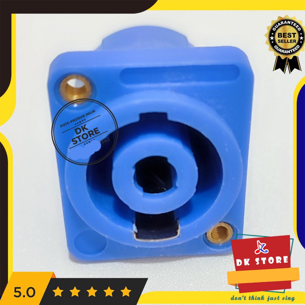 Socket SPIKON 4 PIN SOCKET COVER TERMINAL SPEAKON SPICON 4 PIN BOX BLUE ...