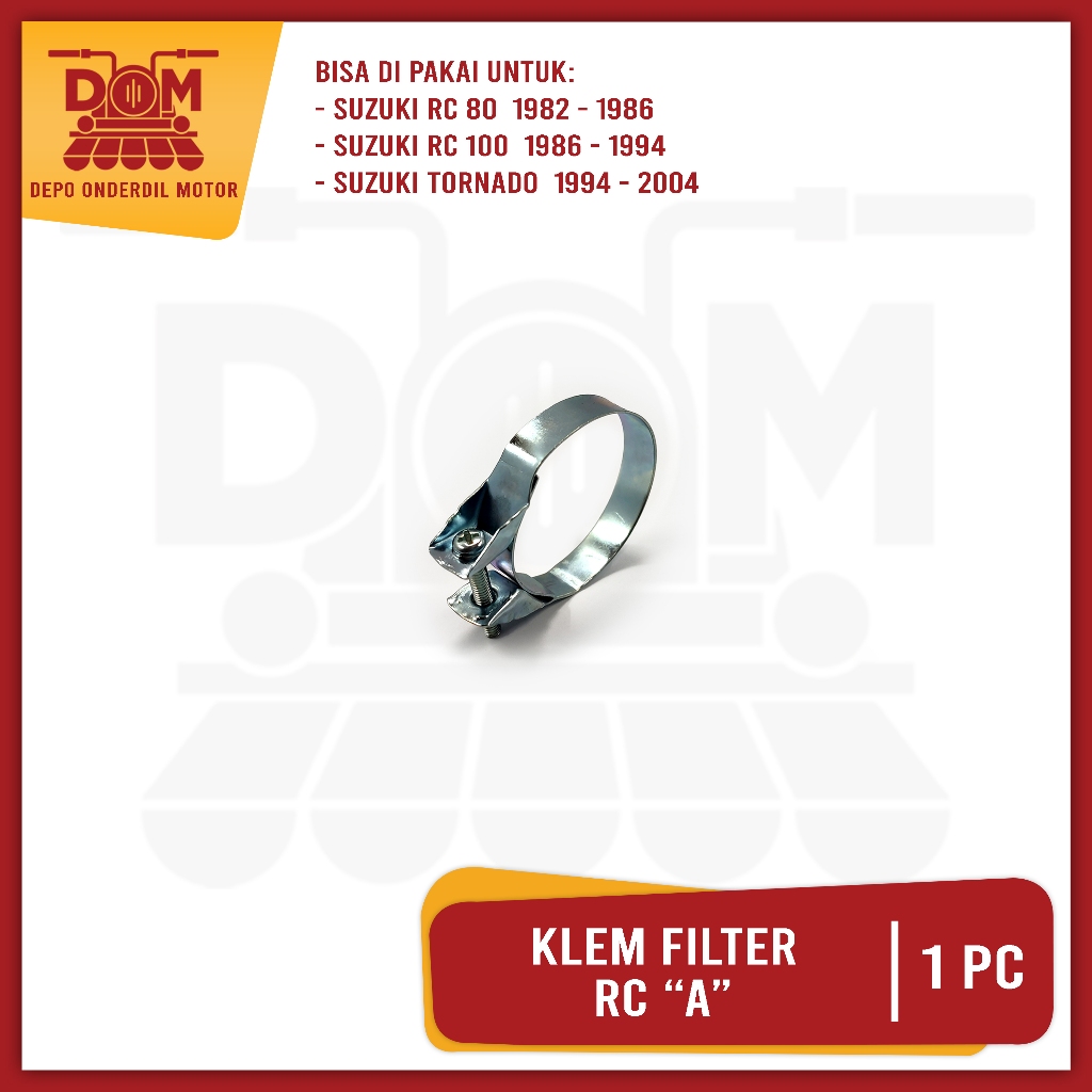 Rc Filter Clamps "A" (PSP) Band Connect Tube Rubber Filter Clamps Small ...