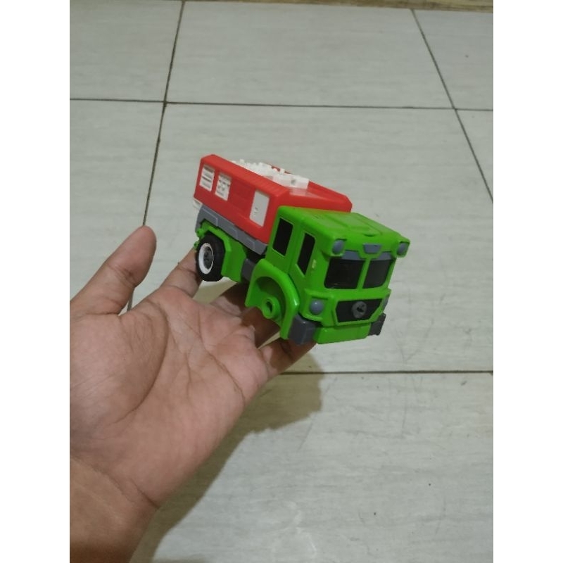 Revamp Robo Truck Green - Transformer Robot Truck Toy in Minus Condition | Shopee Philippines