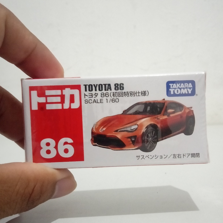 Tomica Regular No. 86 Toyota 86 Takara Tomy Diecast car collection ...