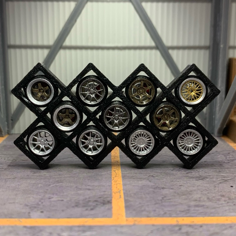 Diorama Rim Rack Aka 1:64 Hotwheels MiniGT Inno64 | Shopee Philippines