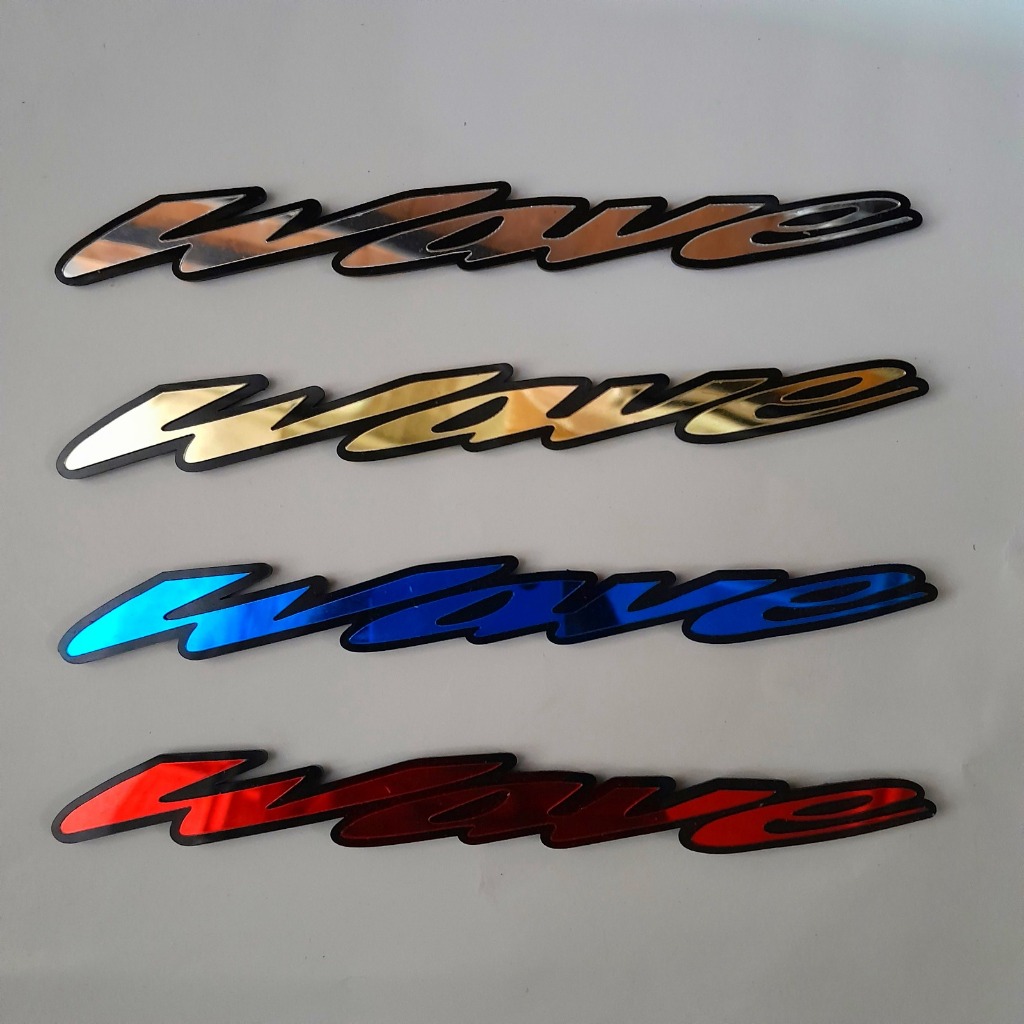 Honda supra wave 3d emblem A Pair Of 3d Acrylic Stickers supra ...