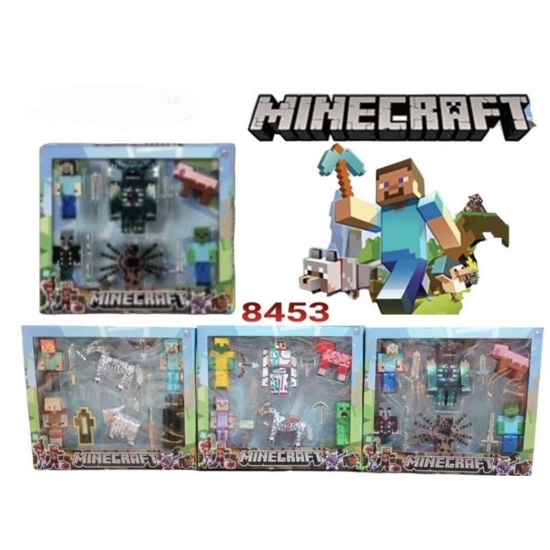 Minecraft FIGURE CHARACTERS / MINECRAFT / MINECRAFT TOYS | Shopee ...