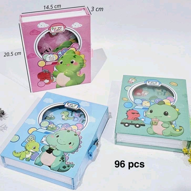Diary/lock/large/book/cute diary/Book/diary/Kids/School | Shopee ...