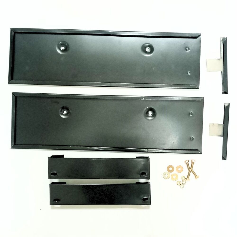 HITAM Car Number Plate Holder, Black Side Slip Number Plate Holder ...
