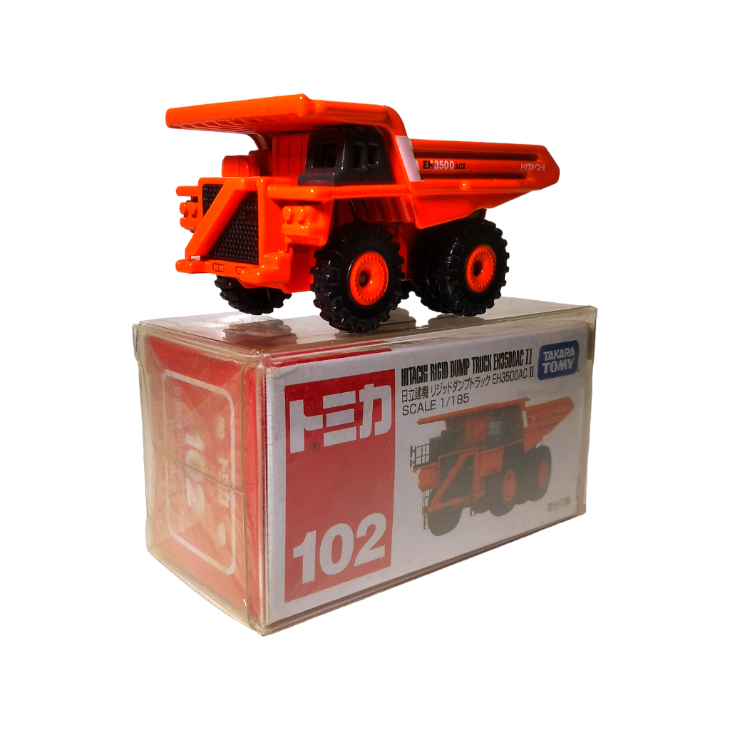 Diecast TOMICA HEAVY EQUIPMENT HITACHI DUMP TRUCK | Shopee Philippines