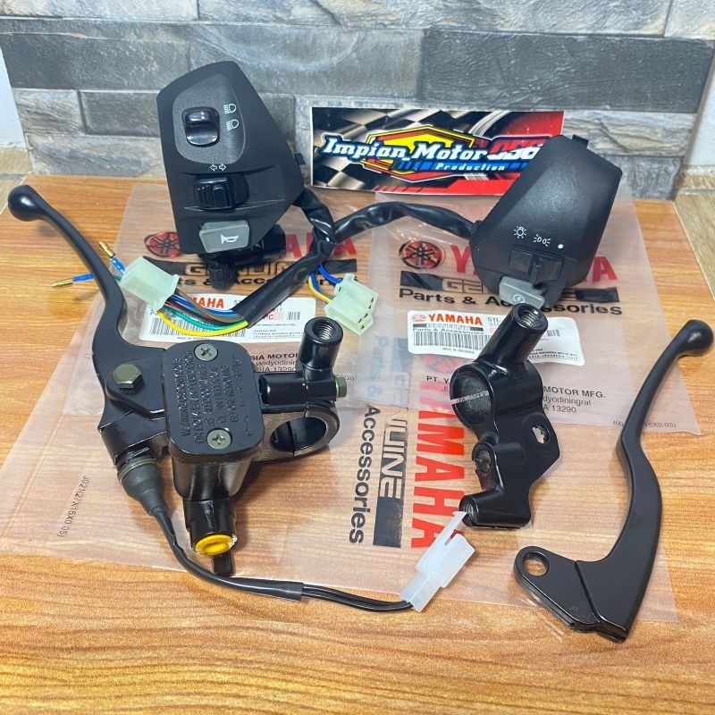 (black) disc front brake master switch package assy + one set of ...