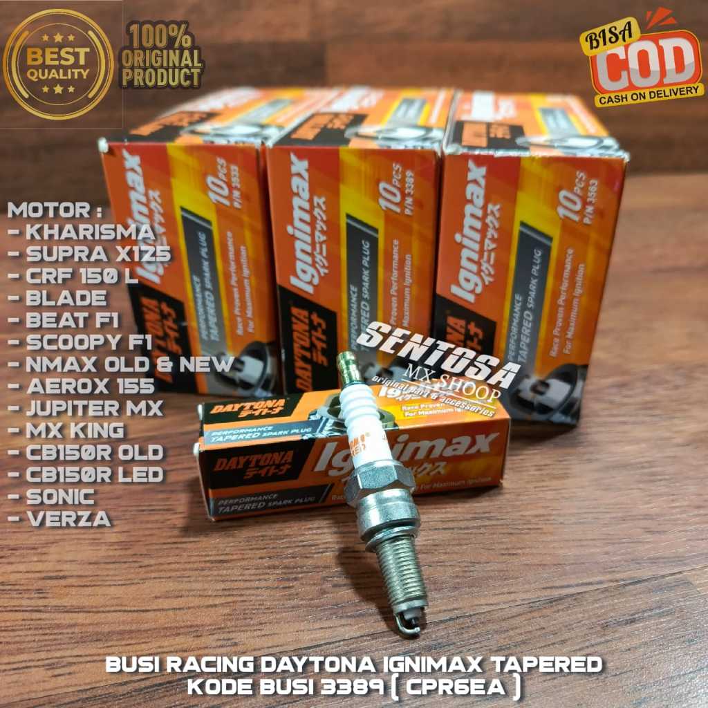 ( DAYTONA 3389 ) CPR6EA-9 SPARK PLUG RACING IGNIMAX TAPER CRF 150 ...