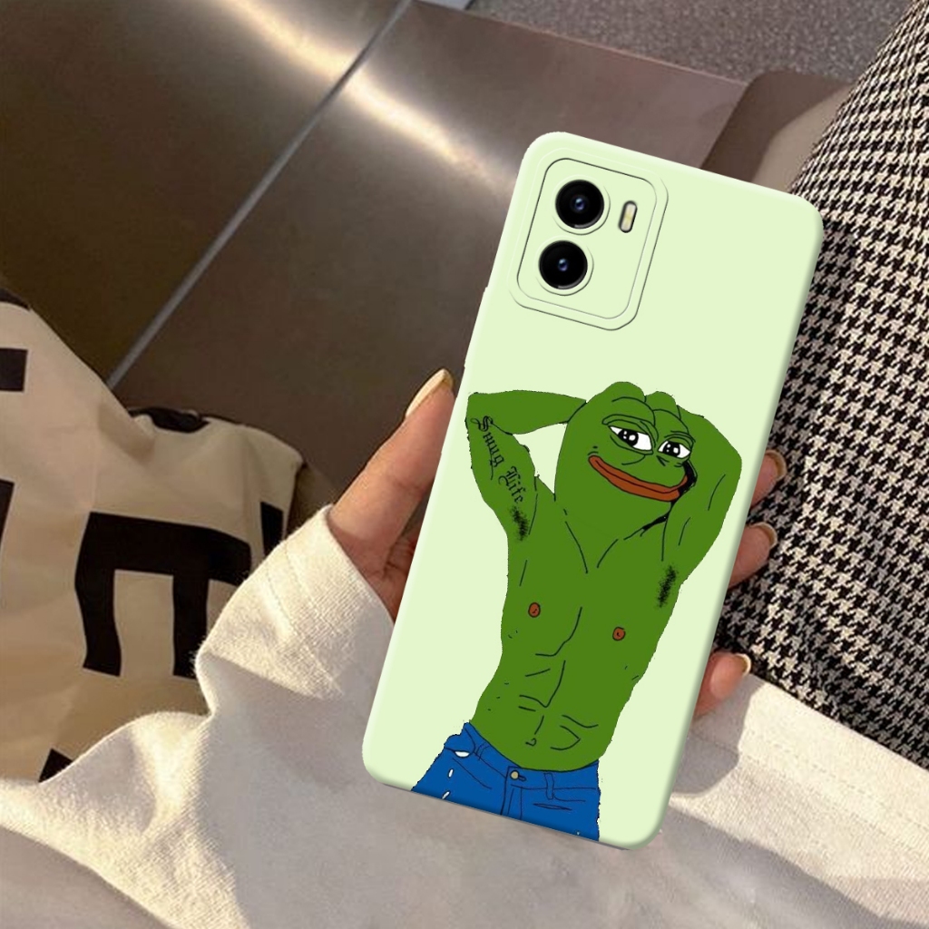 (FA-01) Vivo Y15S - VIVO Y01 Procamera Silicon case ugly Frog (Other ...