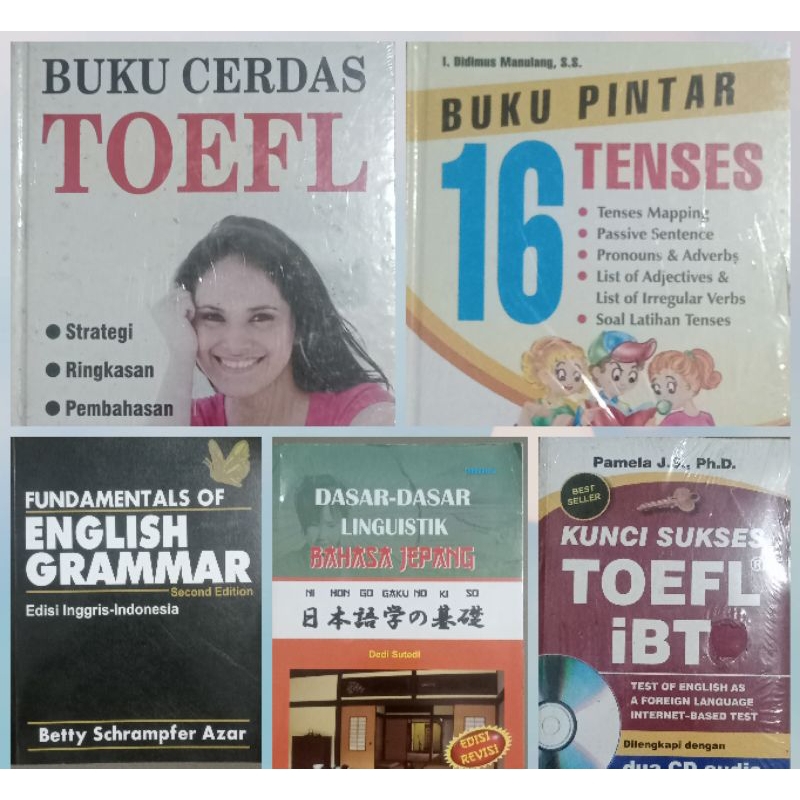Fundamentals of English grammar,16 tenses, ibt toefl, Japanese Language Basic,toefl | Shopee ...