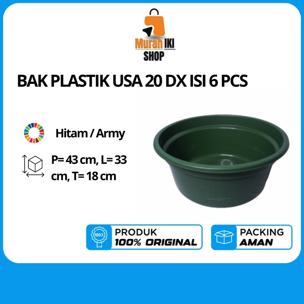 Usa 20 DX PLASTIC TUB CONTENTS 6 PCS | Shopee Philippines
