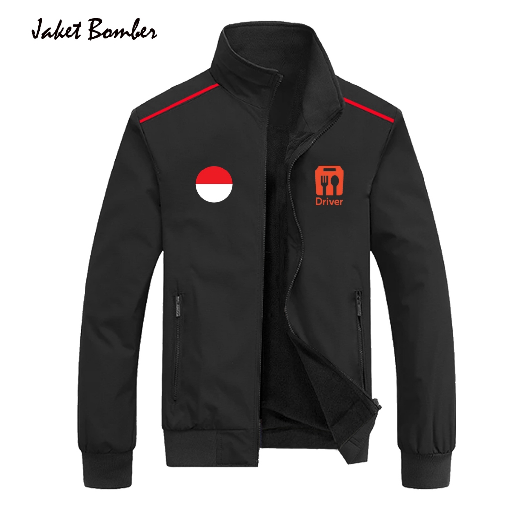 Shopee Men's Rider Jacket Waterproof Jumbo Ojol Shope Food Driver ...