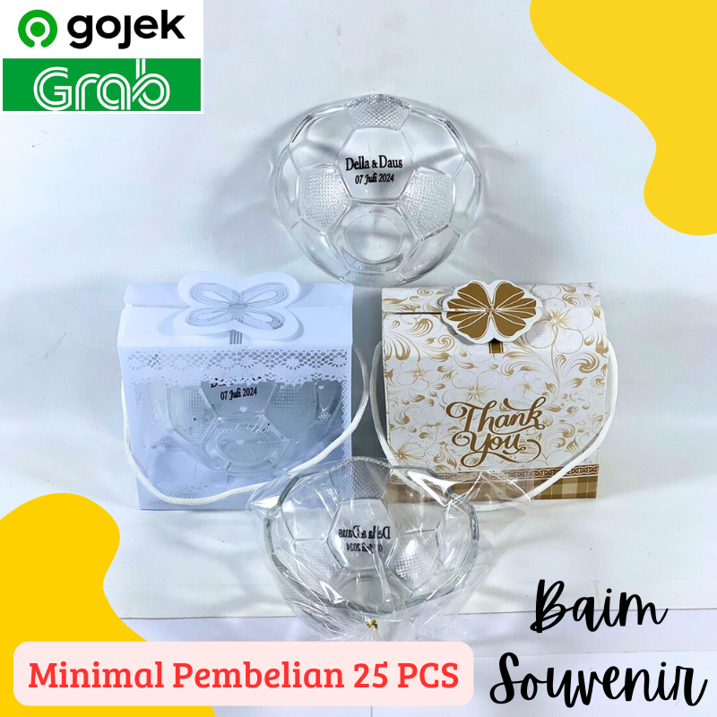 Custom Half Ball Bowl Wedding and Circumcision Souvenirs with Name ...