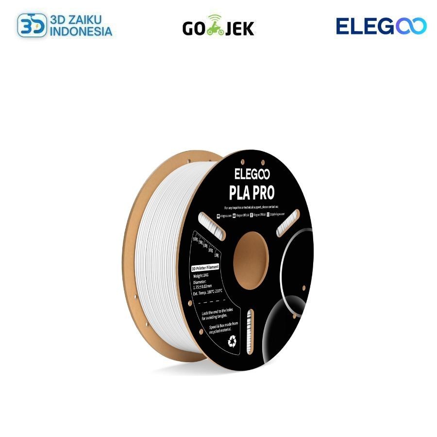 Original Elegoo PLA PRO 1,75 mm 3D Filament Fast Print Speed Neat Winding High Strength | Shopee ...