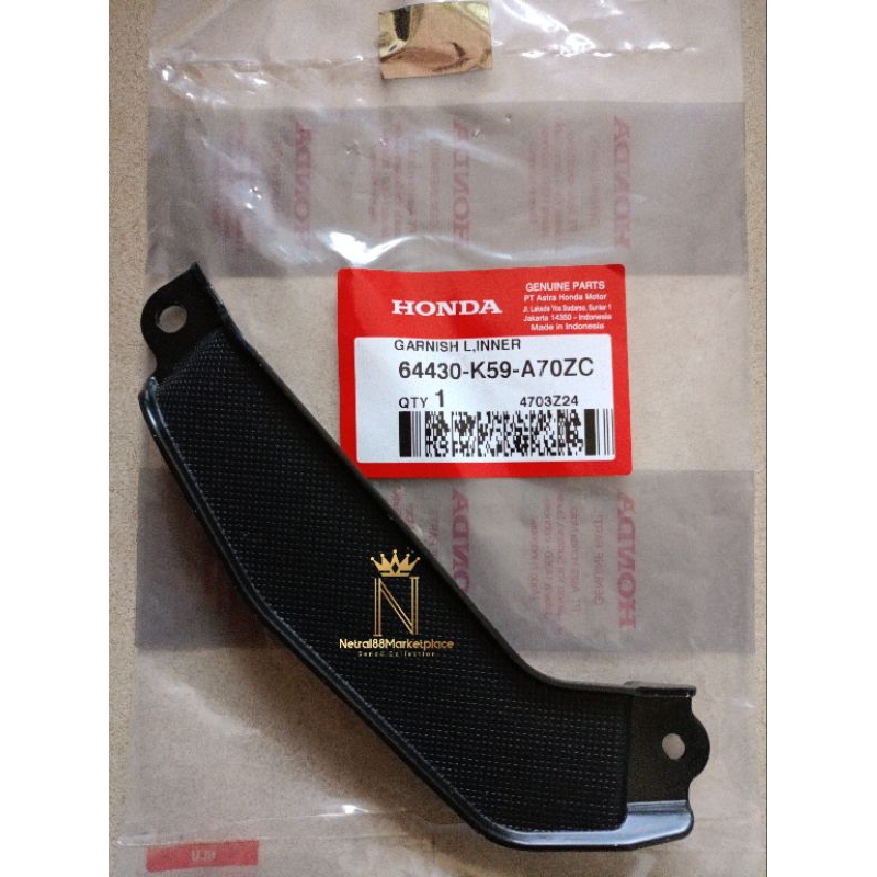 (GLK59J) Left Garnish/Garnish L Inner Vario New eSP 125 K60R, Vario New ...