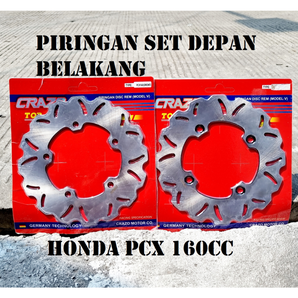 Front and rear disc set PCX 160, PCX 150, ADV 160, ADV 150 disc brake ...
