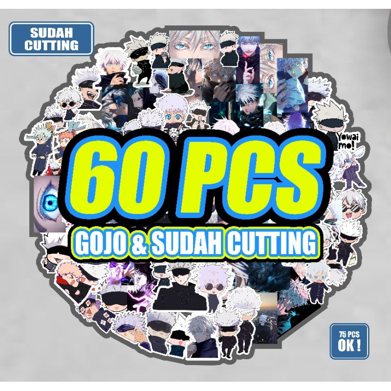 Sticker Pack Contents 50-60pcs gojo satoru anime Stickers waterproof ...